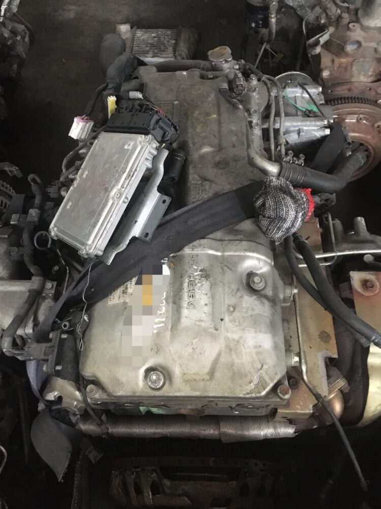 Mitsubishi 4M50 turbo engine - LORRY USED SPARE PARTS ENGINE GEARBOX ...