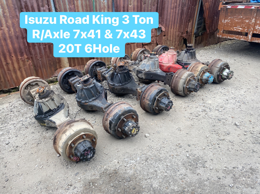 Isuzu NPR71 Road King 3 Ton Rear Axle 6 Hole - LORRY USED SPARE PARTS ...
