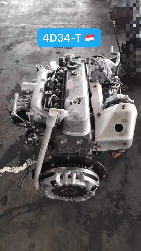 Mitsubishi Canter 4D34 Turbo Engine - LORRY USED SPARE PARTS ENGINE ...