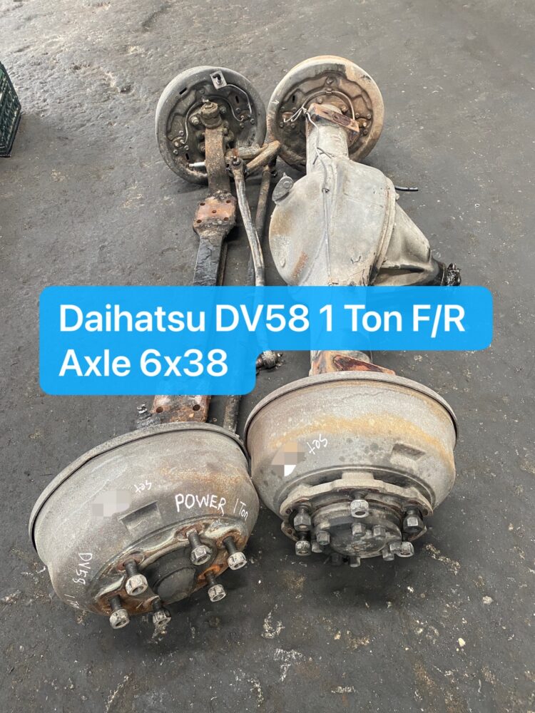 Daihatsu Delta DV58 1 Ton Front Rear Axle - LORRY USED SPARE PARTS ...