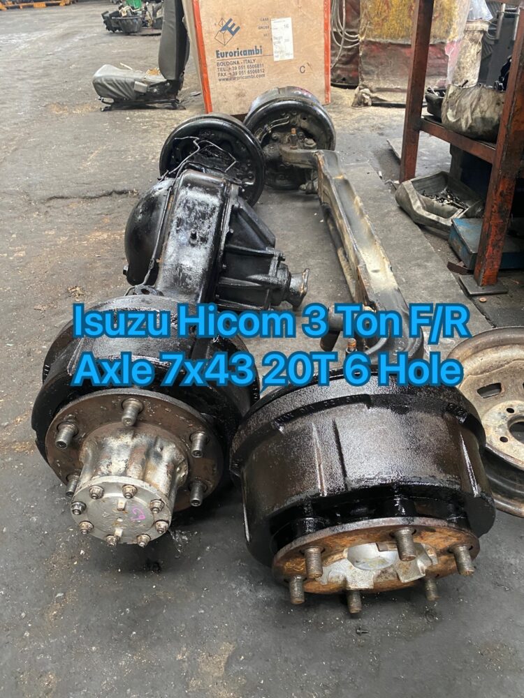 Isuzu Hicom 3 Ton Front Rear Axle 6 Hole - LORRY USED SPARE PARTS ...