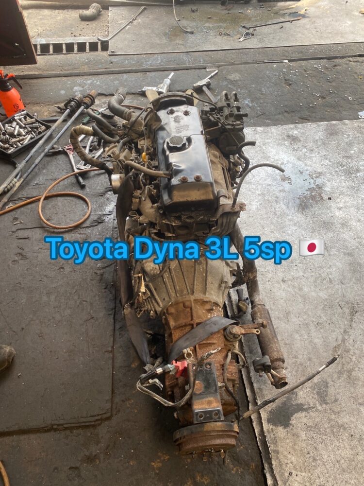 Toyota Dyna 3L Engine Gear Box - LORRY USED SPARE PARTS ENGINE GEARBOX ...