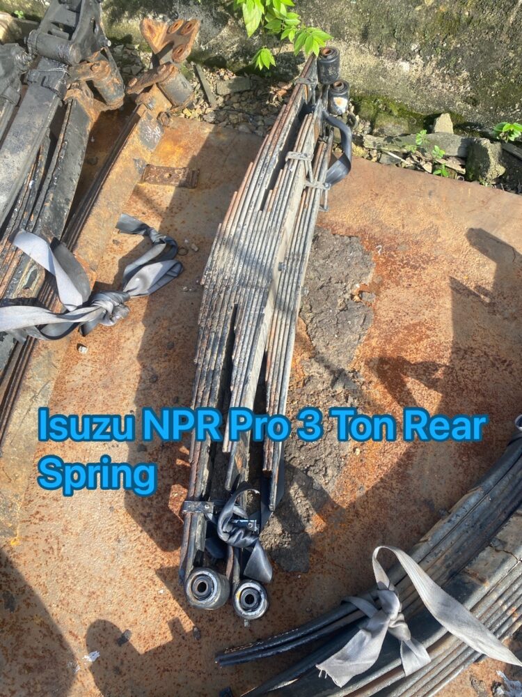 Isuzu NPR Pro 3 Ton Rear Spring - LORRY USED SPARE PARTS ENGINE GEARBOX ...