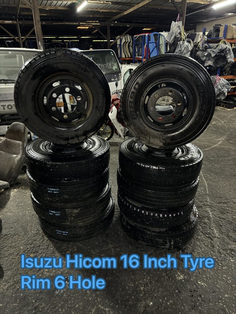 Isuzu Hicom 3 Ton 16 Inch Tyre Rim - LORRY USED SPARE PARTS ENGINE ...