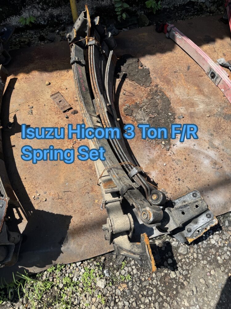Isuzu Hicom 3 Ton Front Rear Spring Set - LORRY USED SPARE PARTS ENGINE ...